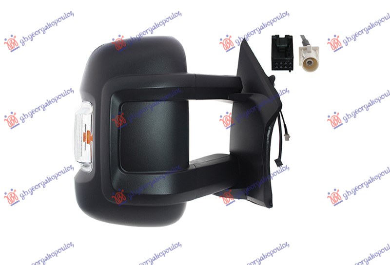 RETROVIZOR ELEKTRICNI SA GREJACEM SREDNJI (MIGAVAC) (ANTENA) (8 OTV 8 ...