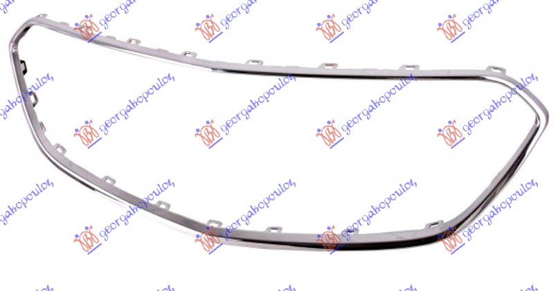 OKVIR PVC MASKE HROM OPEL MOKKA X 16-20 - MareAutoParts